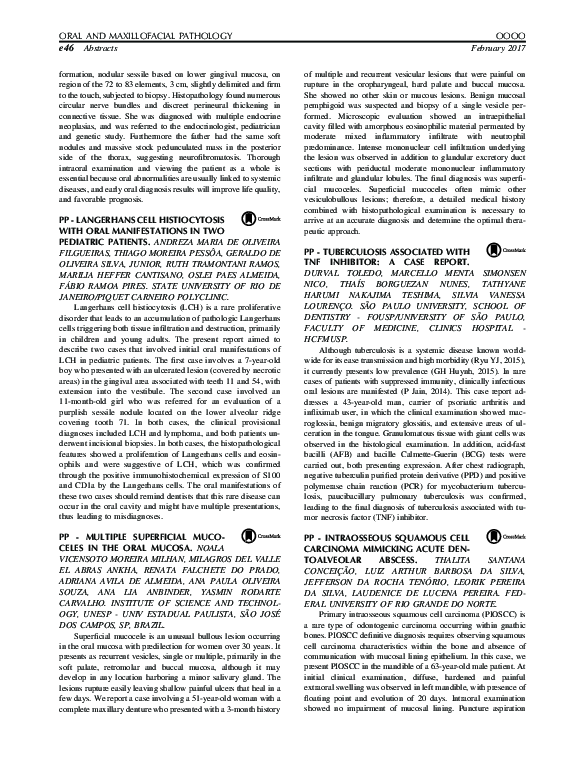 (PDF) PP - Multiple Superficial Mucoceles in the Oral Mucosa