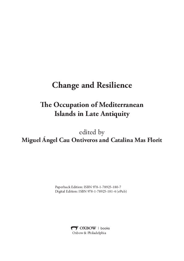 (PDF) The Islands of the Southern Aegean from Late Antiquity to the ...
