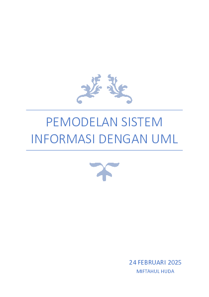 (PDF) Pemodelan Sistem Informasi Dengan UML