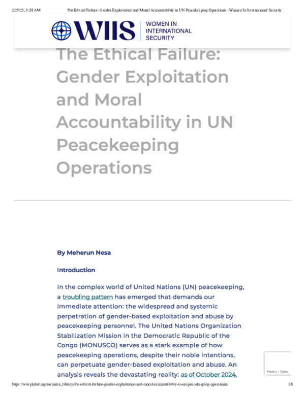 (PDF) The Ethical Failure: Gender Exploitation and Moral Accountability ...