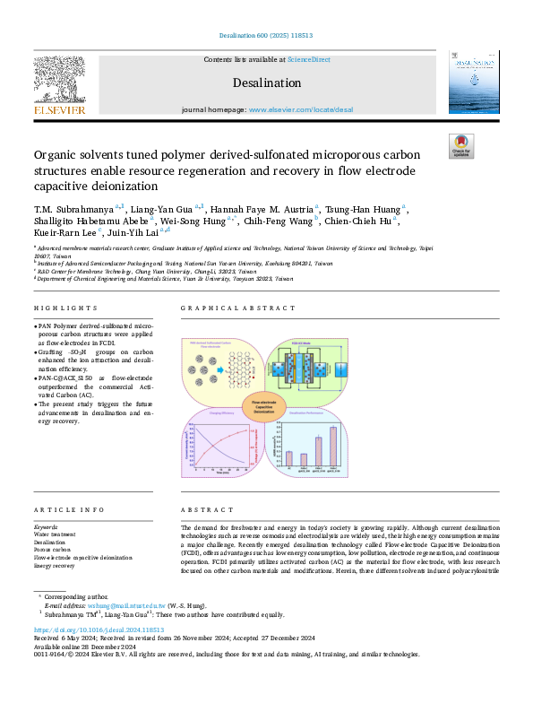 (PDF) Organic solvents tuned polymer derived-sulfonated microporous ...