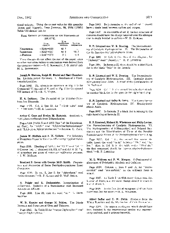 (PDF) Additions and Corrections - Preparation and Properties of ...