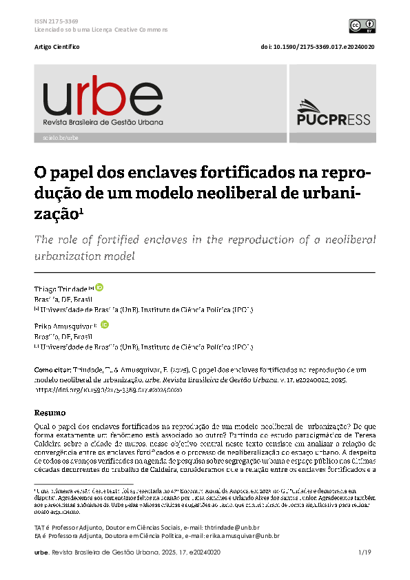 (PDF) O papel dos enclaves fortificados na reprodução de um modelo ...