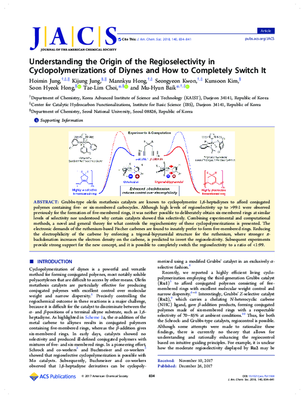 (PDF) Understanding the Origin of the Regioselectivity in ...