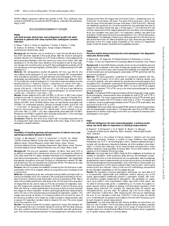 (PDF) P5629Feasibility of teaching patients self-assessment of inferior ...