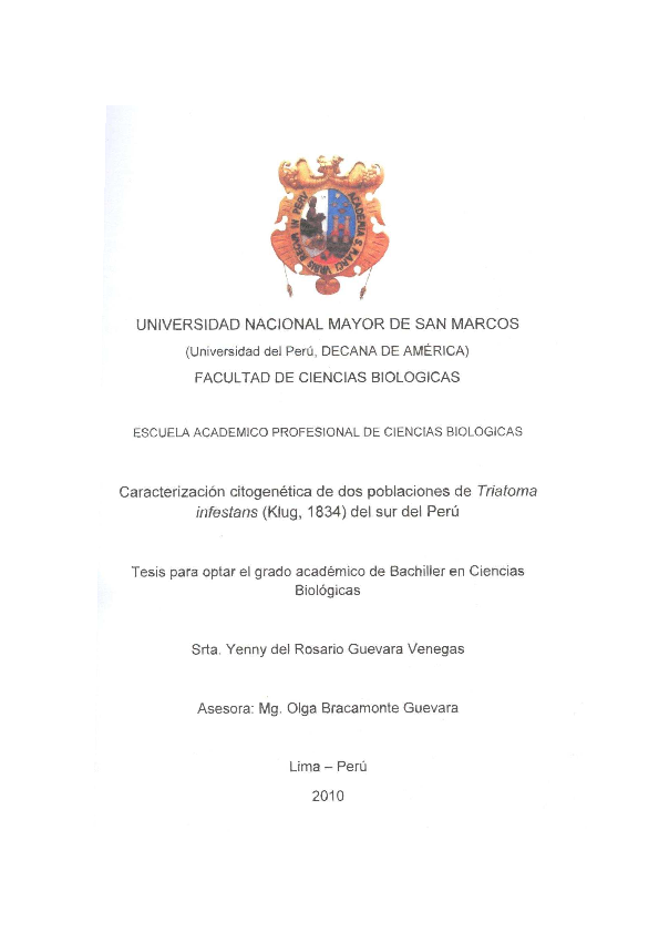 (PDF) Caracterización citogenética de dos poblaciones de Triatoma ...