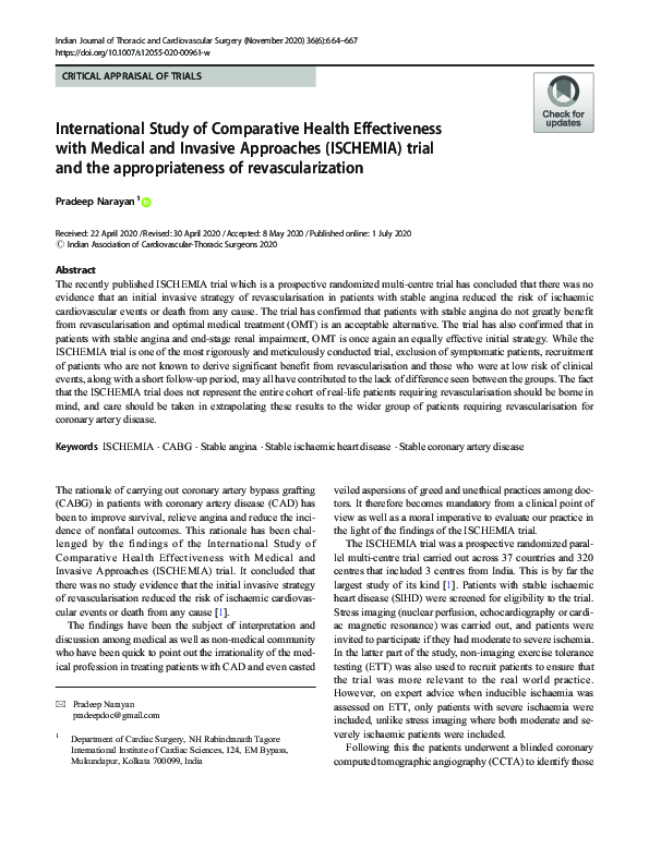 (PDF) International Study of Comparative Health Effectiveness with ...