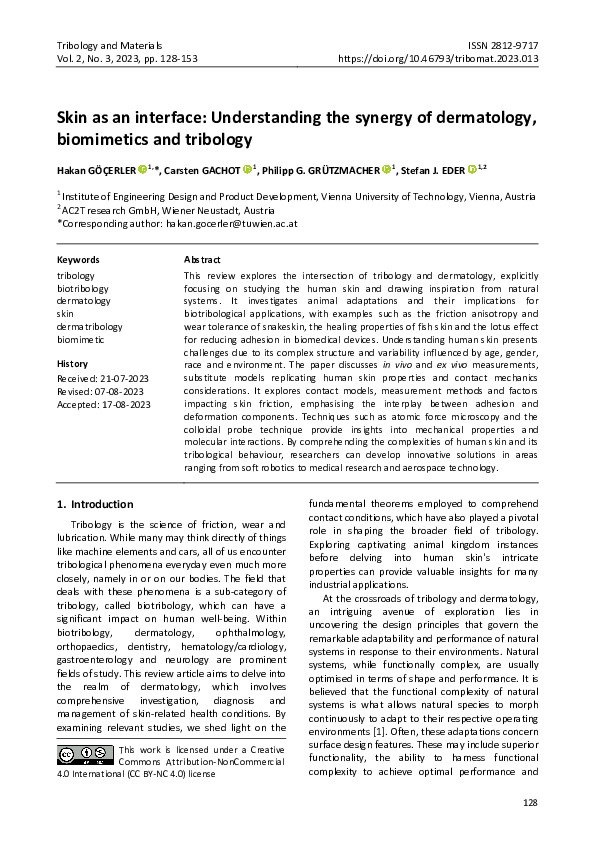 (PDF) Skin as an interface: Understanding the synergy of dermatology ...