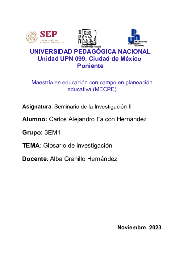 (PDF) Seminario de investigación II Trabajo Final