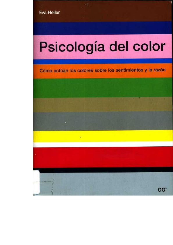 (PDF) La psicología del color Eva Heller