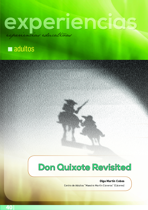 (PDF) Don Quixote revisited