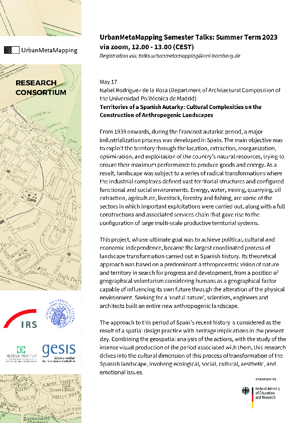 Territories of a Spanish Autarky: Cultural Complexities on the ...