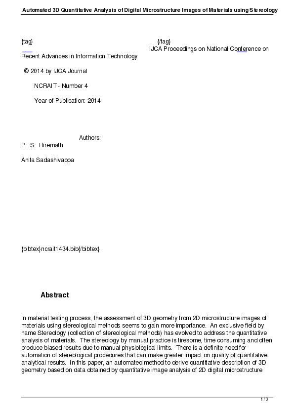 (PDF) Automated 3D Quantitative Analysis of Digital Microstructure Images of Materials using ...
