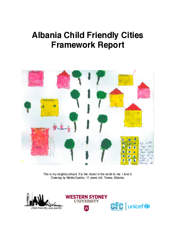 (PDF) Albania child friendly cities framework report