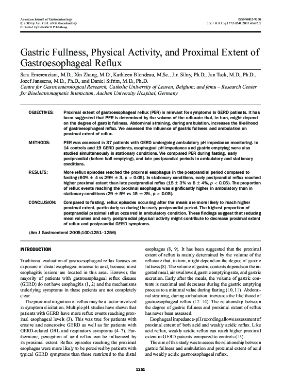 (PDF) Gastric fullness, physical activity, and proximal extent of ...