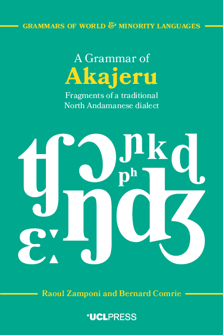(PDF) A Grammar of Akajeru: Fragments of a traditional North Andamanese ...
