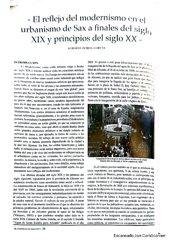 (PDF) El reflejo de modernismo en el urbanismo de Sax a finales del siglo XIX y principios del ...