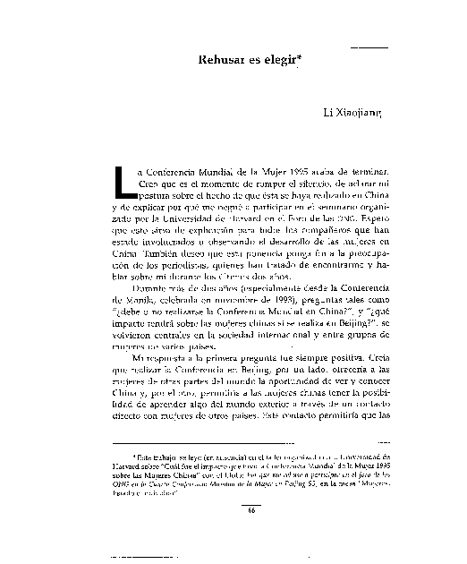 (PDF) Rehusar es elegir