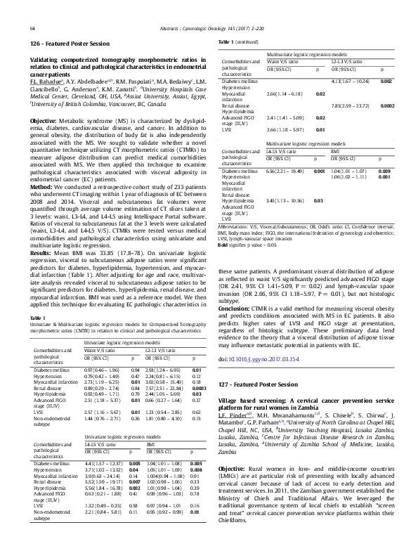 (PDF) Village based screening: A cervical cancer prevention service ...