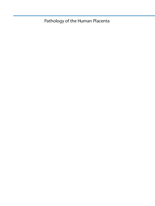 (PDF) Pathology of the Human Placenta