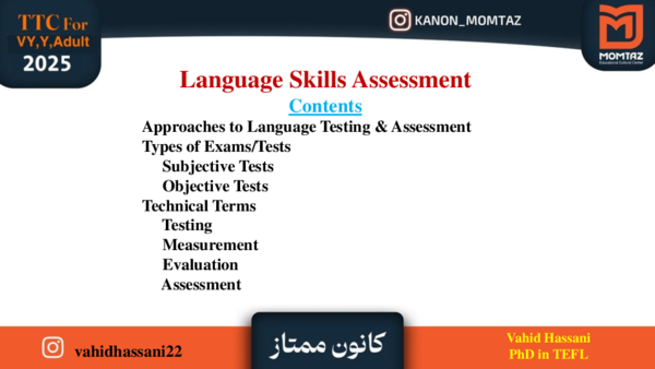(PDF) Language Skills Assessment, Approaches to Language Testing ...