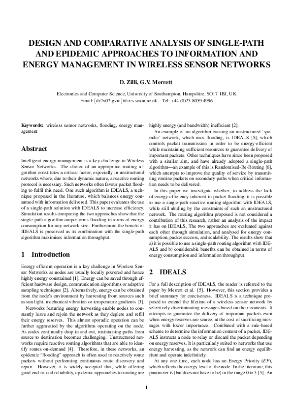 (PDF) Design and comparative analysis of single-path and epidemic approaches to information and ...