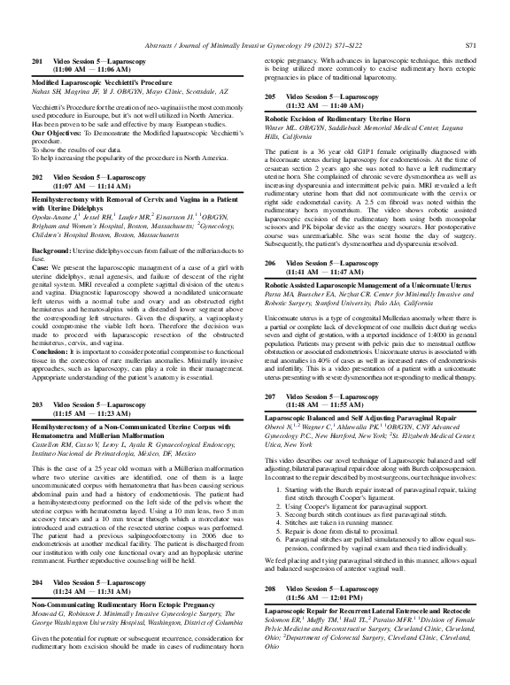 (PDF) Laparoscopic Repair for Recurrent Lateral Enterocele and Rectocele