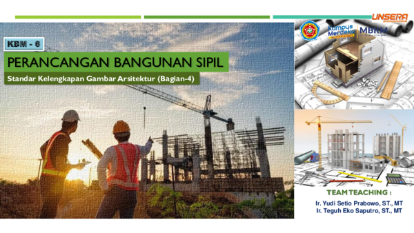 KBM 6 STANDAR KELENGKAPAN GAMBAR ARSITEKTUR (BAGIAN 4)