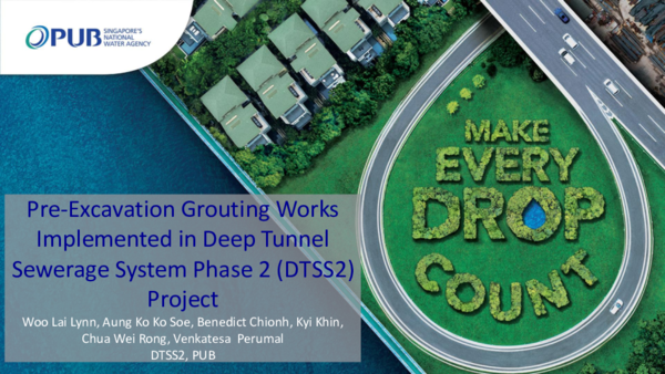 (PDF) Pre-Excavation Grouting Works Implemented in Deep Tunnel Sewerage ...