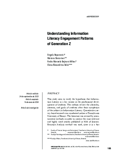 (PDF) Understanding Information Literacy Engagement Patterns of ...