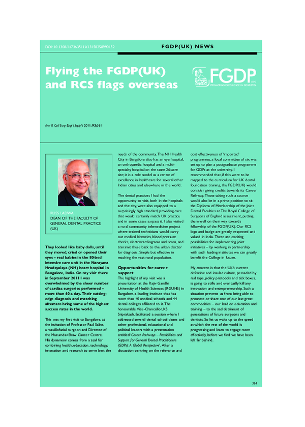 (PDF) Flying the FGDP(UK) and RCS flags overseas
