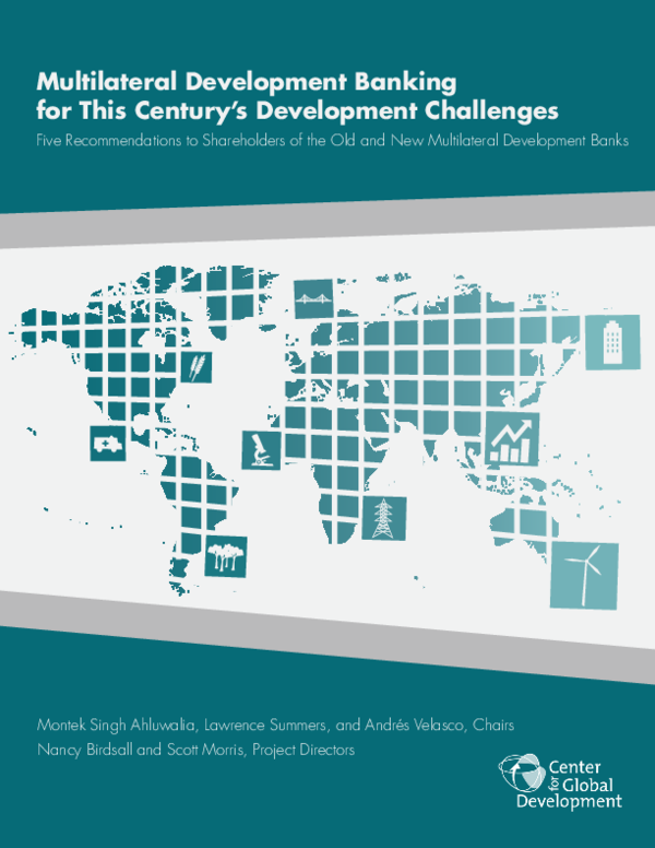(PDF) Multilateral development banking for this century’s development ...
