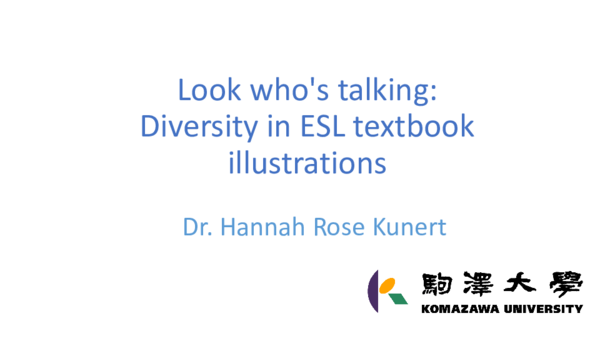(PDF) Look who's talking: Diversity in ESL textbook illustrations