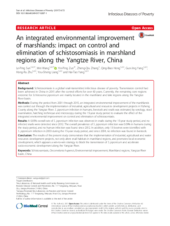 (PDF) An integrated environmental improvement of marshlands: impact on ...