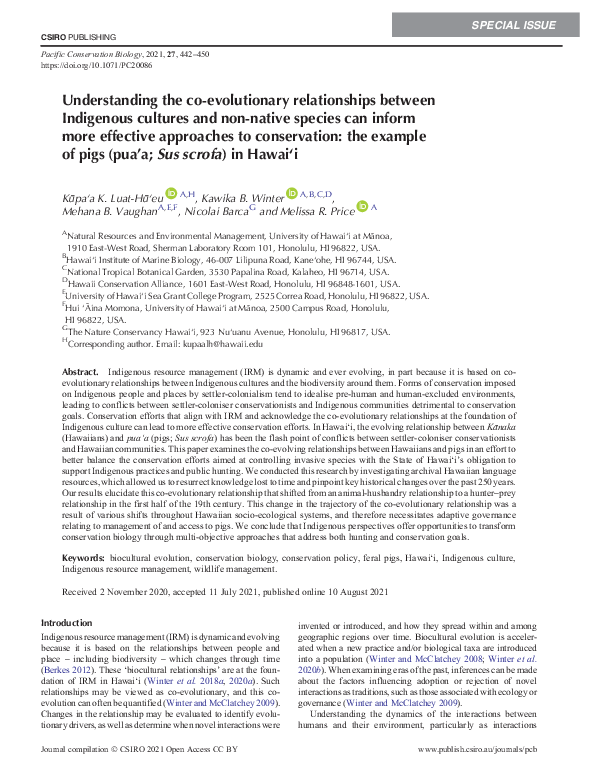 (PDF) Understanding the co-evolutionary relationships between ...