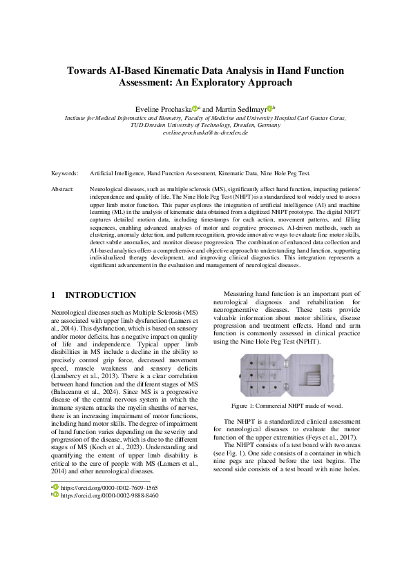 (PDF) Towards AI-Based Kinematic Data Analysis in Hand Function ...