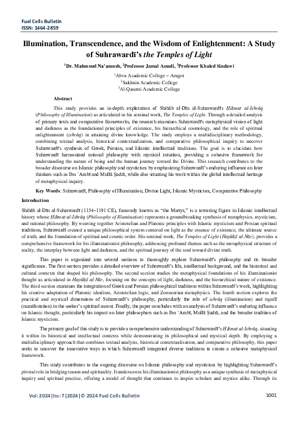 (PDF) Illumination, Transcendence, and the Wisdom of Enlightenment: A ...