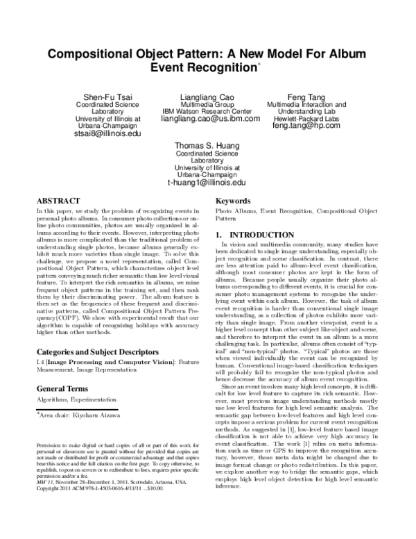 (PDF) Compositional object pattern