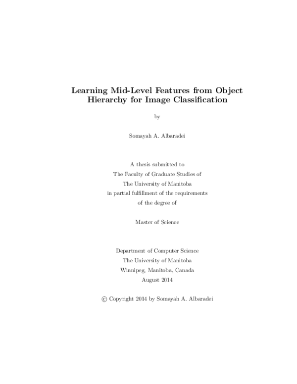 (PDF) Learning mid-level features from object hierarchy for image ...