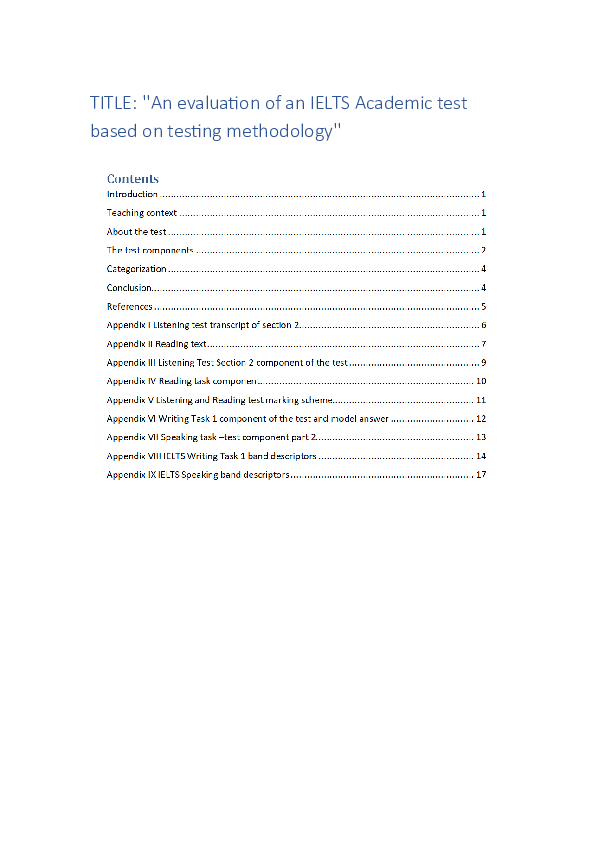 (PDF) IELTS Classification (1)