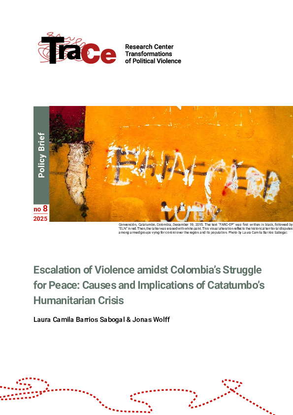 (PDF) Escalation of Violence amidst Colombia's Struggle for Peace ...