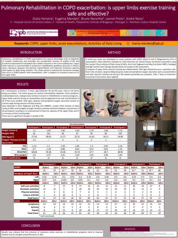 (PDF) Pulmonary rehabilitation in copd exacerbation: is upper limbs ...