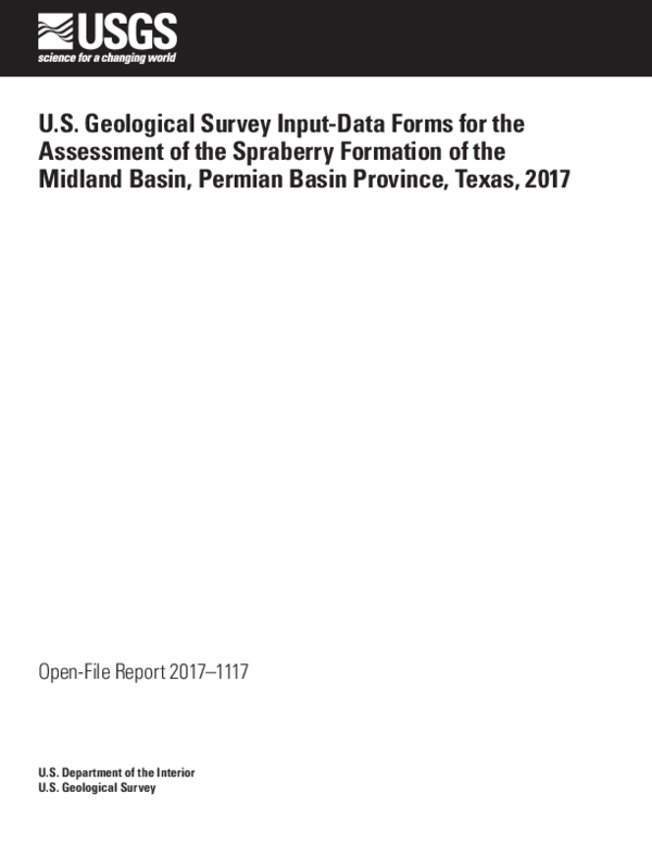 (PDF) U.S. Geological Survey input-data forms for the assessment of the ...