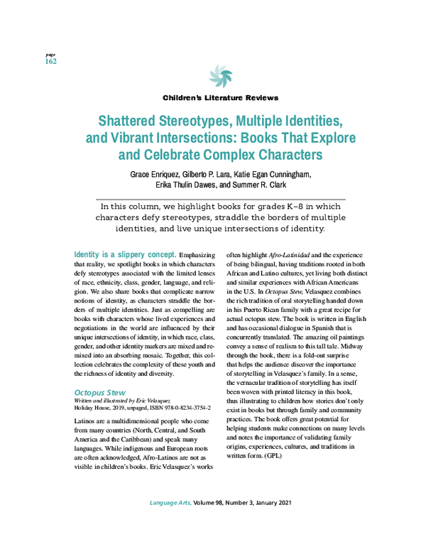 (PDF) Shattered Stereotypes, Multiple identities, and vibrant ...