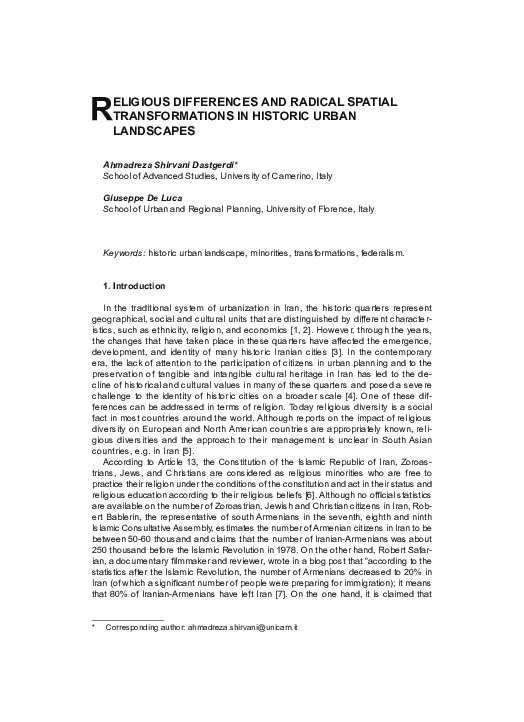 (PDF) Religious Differences and Radical Spatial Transformations in ...
