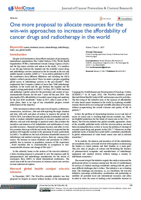 (PDF) One more proposal to allocate resources
