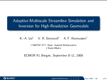 (PDF) Adaptive Multiscale Streamline Simulation and Inversion for High ...