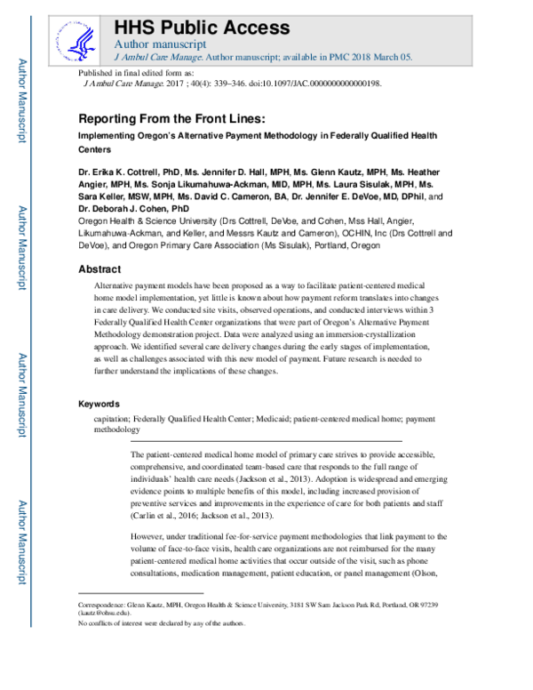 (PDF) Reporting From the Front Lines