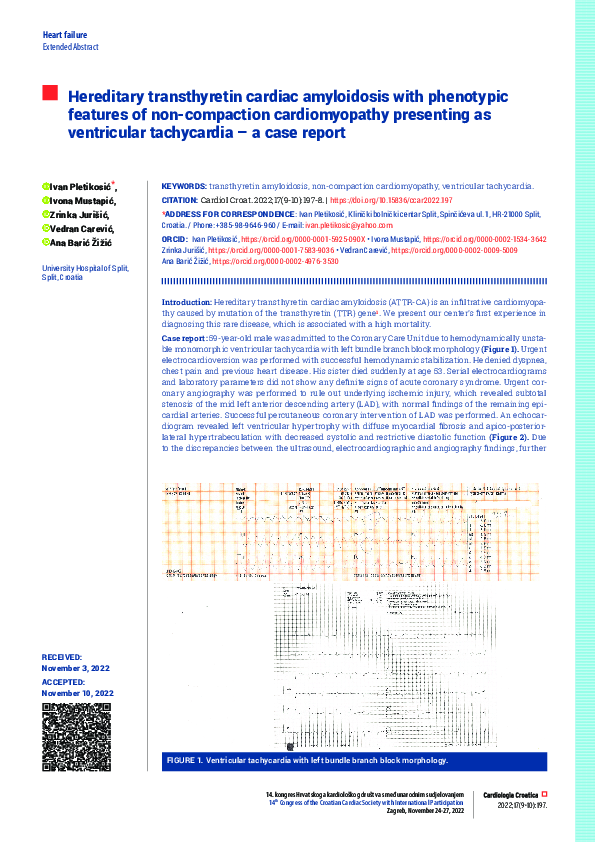 (PDF) Hereditary transthyretin cardiac amyloidosis with phenotypic ...