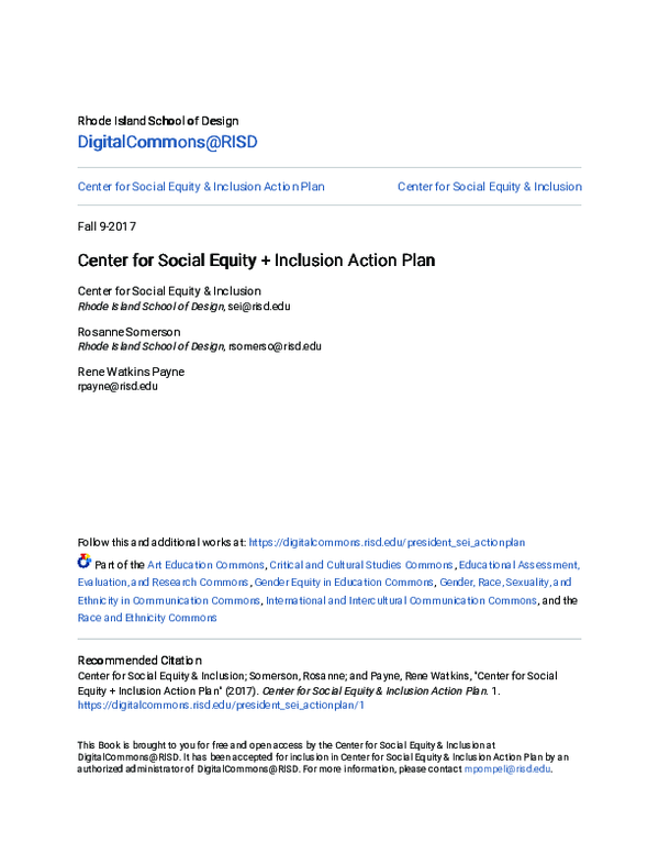 Social Equity Inclusion Action Plan